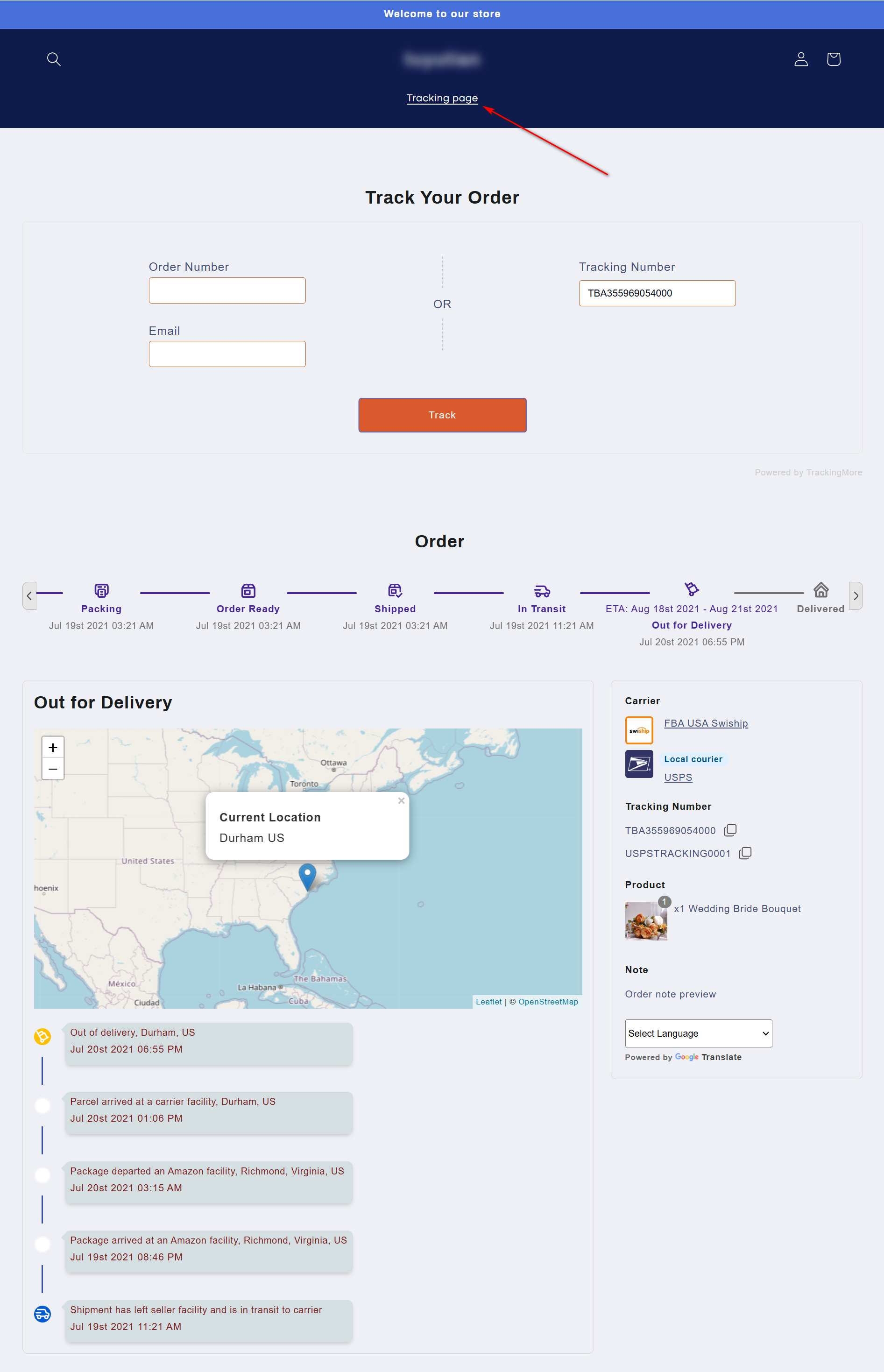 TrackingMore - Order Tracking